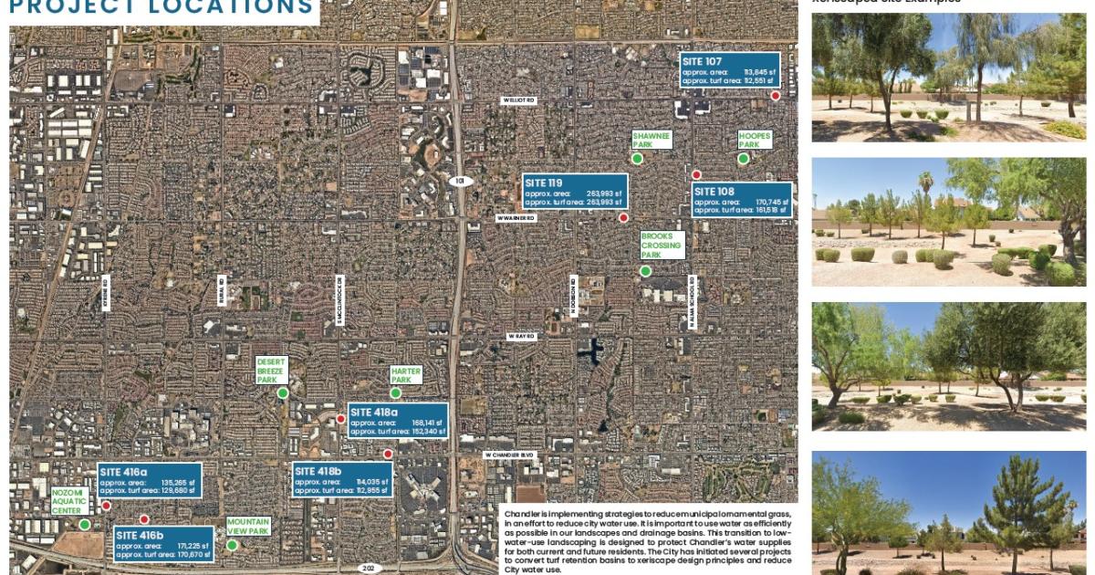 Retention Basin Turf to Xeriscape Program | City of Chandler